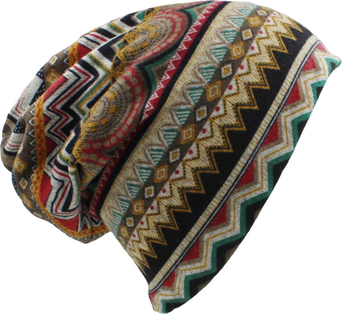 Muts & Sjaal Beanie - Vintage - Multifunctioneel - One size - Muts ...