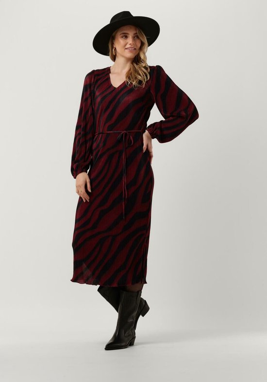 Freebird Malia Ls Dress Jurken Dames - Rok - Jurk - Bordeaux - Maat XS ...