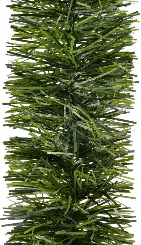 6x Kerstslingers dennenslingers groen 270 cm - Guirlande folie lametta ...