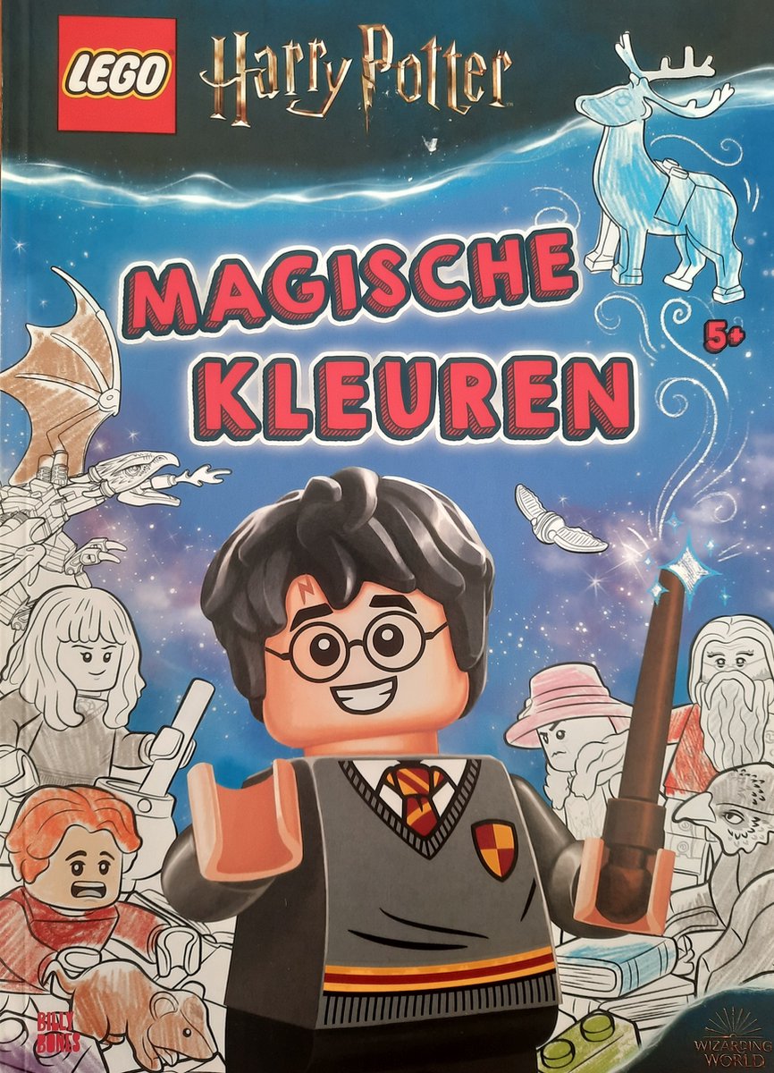 LEGO Kleurboek Magische kleuren - Harry Potter Ron Hermelien Zweinstein ...