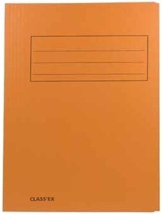 15x dossiermappen 24 x 35 cm oranje | bol
