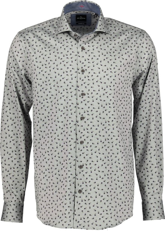 Jac Hensen Overhemd - Modern Fit - Grijs - 3XL Grote Maten | bol.com
