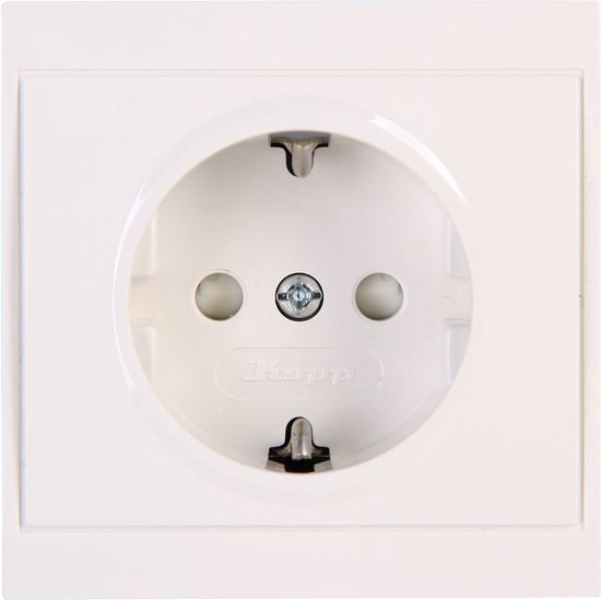 Sencys Yukon Stopcontact - Geaard - 1-voudig - Wit | bol.com