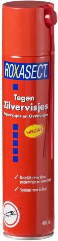 Roxasect Spray tegen Zilvervisjes - Ongediertewering - 400ml | bol.com