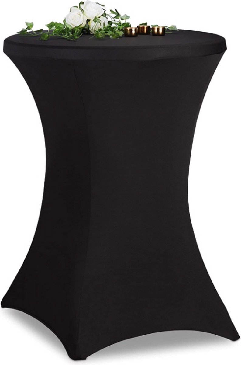 YUNICS® Statafelrok - Statafelhoes - Statafel - Partytafel - Zwart | bol.com