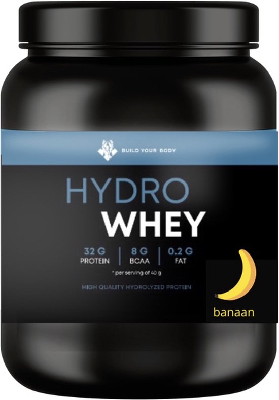 hydro whey eiwitshake banaan Build your Body | bol