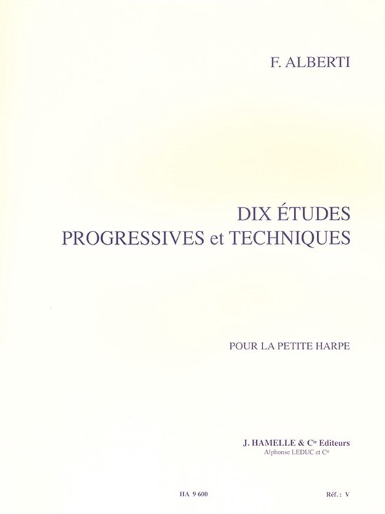 Dix Études Progressives et Techniques, Domenico Alberti | 9790230796002 ...
