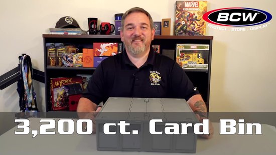 BCW Premium Card Storage Bin - Grijs - 3200 Collectible Cards Box | bol