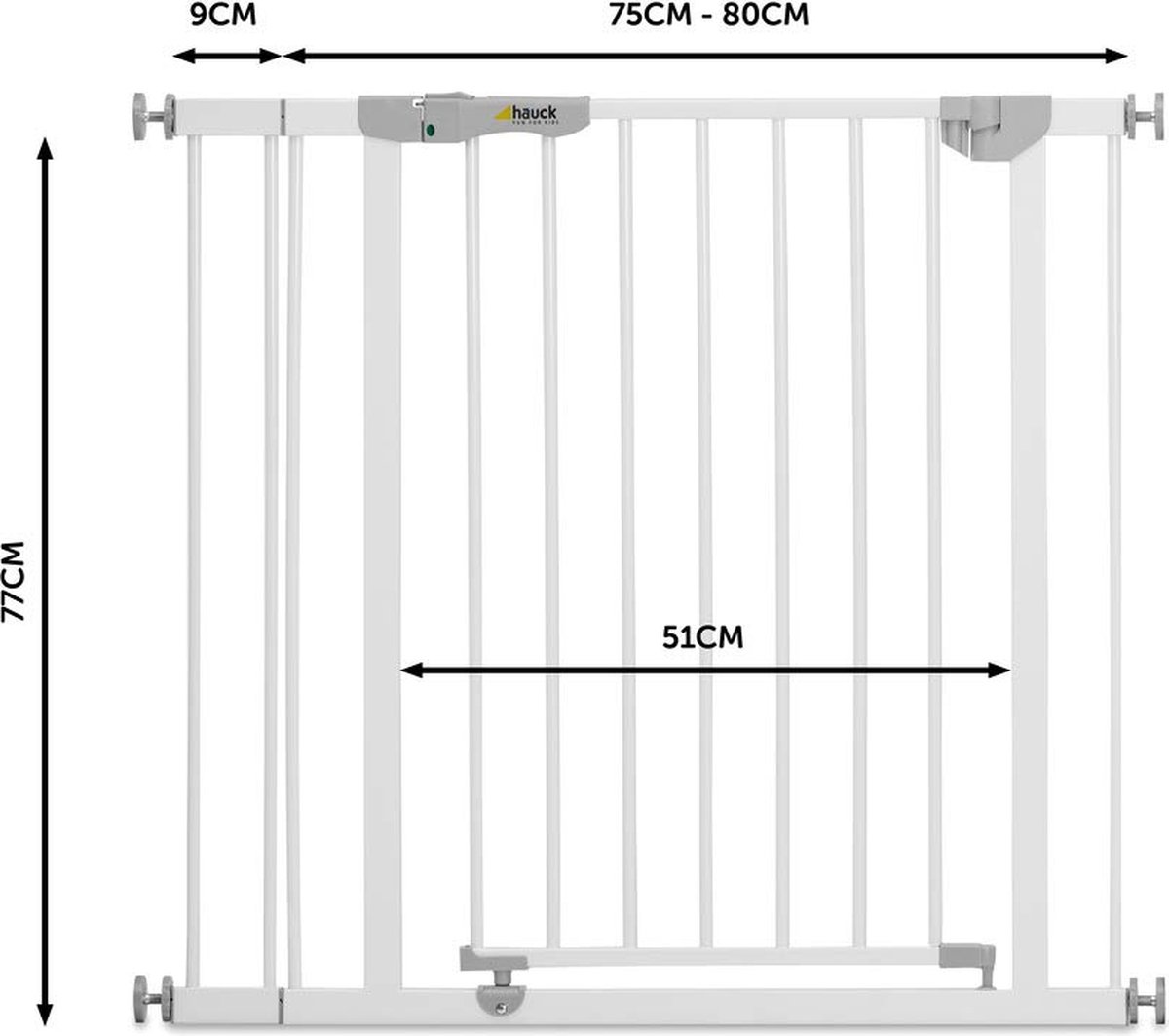 Traphekje – Stair Gate – Stair Fence – Hondenhekje - Trapbescherming ...