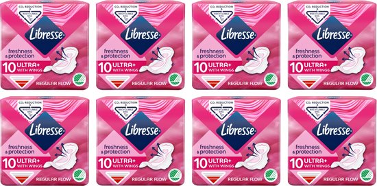 Libresse Ultra Normal Wing Maandverband Multi Pack - 8 x 10 Pack | bol