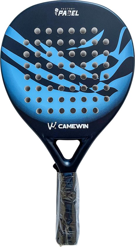 Camewin - Padelracket - inclusief padeltas - Full carbon - Blauw ...