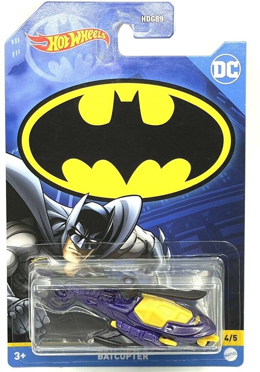 Hot Wheels Batman Batcopter - 7 cm - Schaal 1:64 | bol.com