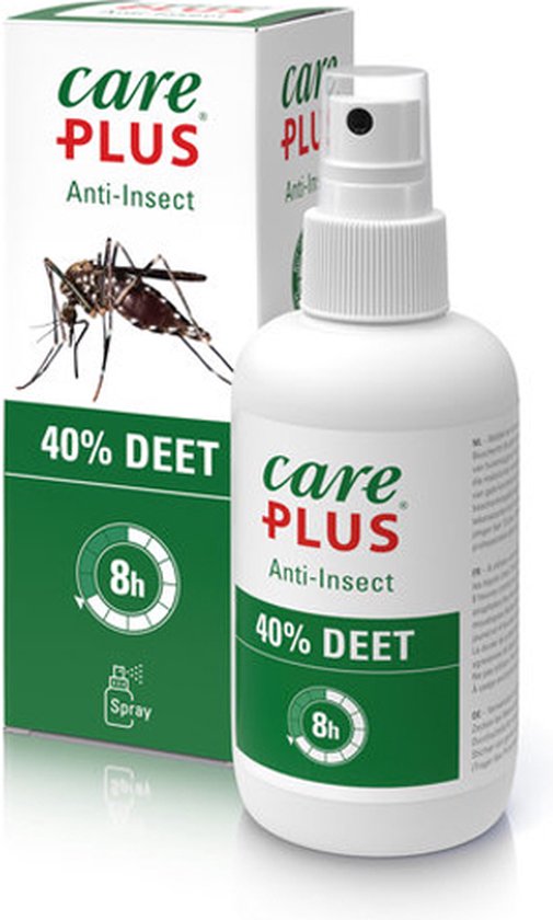 Care Plus Anti-Insecten Spray 200 ml 40% Deet | Afweer insecten voor de ...