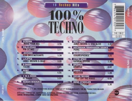 100% Techno, various artists | CD (album) | Muziek | bol