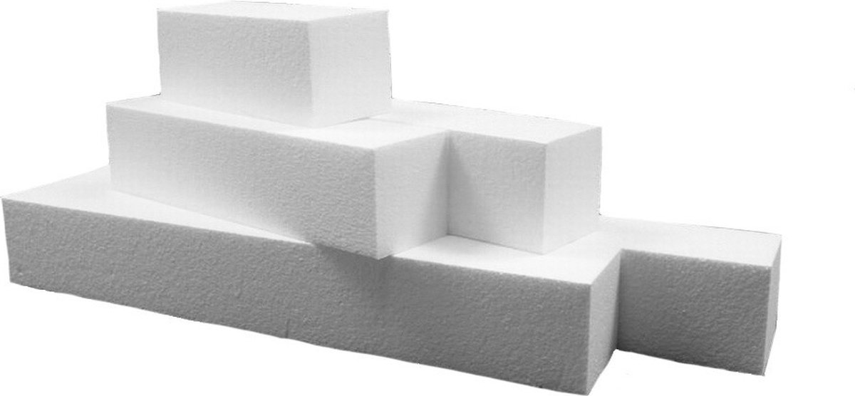 2x stuks piepschuim vorm staaf/staven 40 x 7.5 cm hobby ...