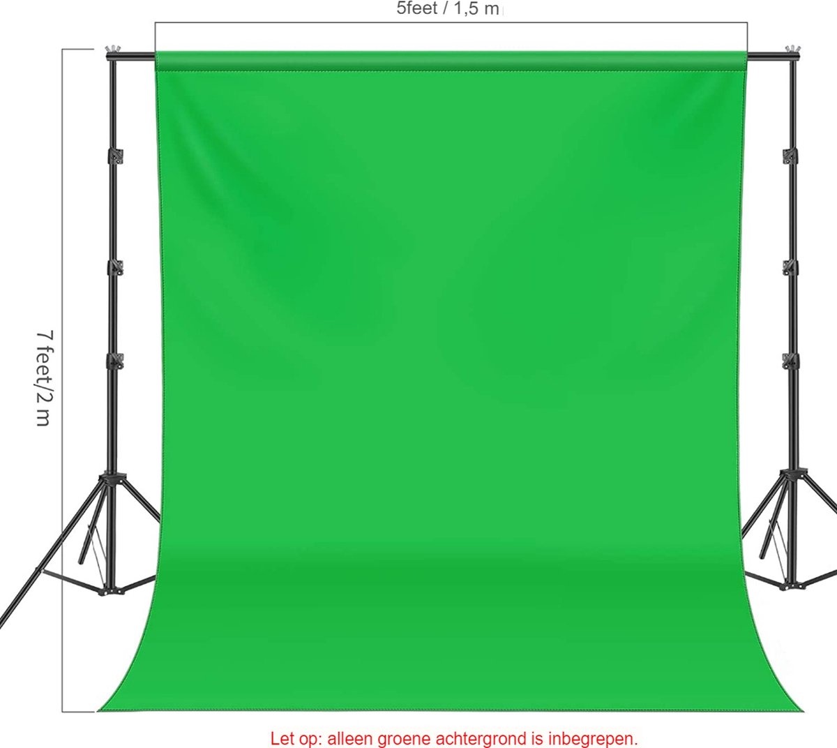 Neewer® - Green Screen Achtergrond - Groene Chromakey Achtergrond ...