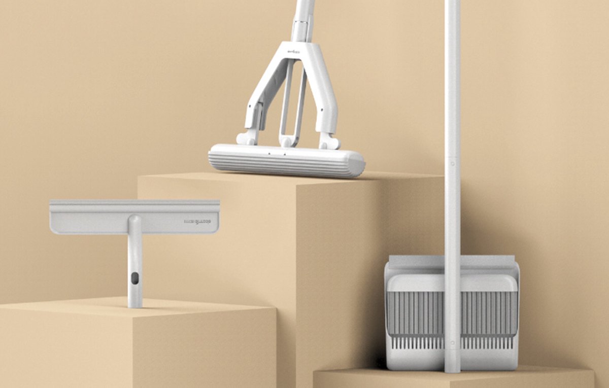 Multifunctionele schoonmaak set 3in1 Deerma QJ100 Mop, Stoffer, bezem ...