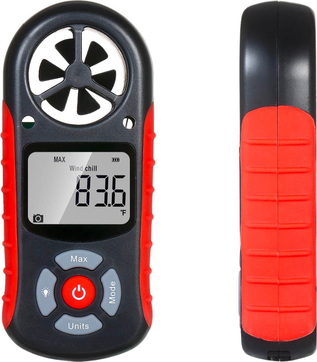 Currero Windmeter - Anemometer - Windmeter Voor Buiten - Handwindmeter ...