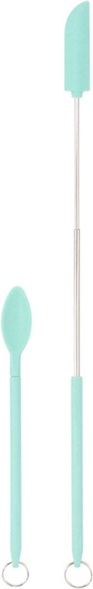 EASTWALL Spatty - Mini spatel - Uitschuifbare flessenschraper - Set van ...