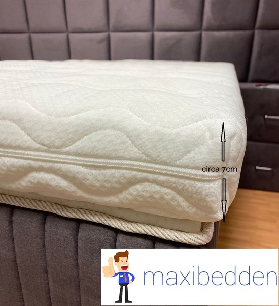 Maxibedden Dream - Topmatras - 180x210- Topper Matras Gel HR Koudschuim ...