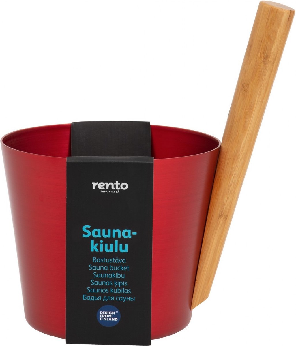 Rento Sauna Emmer Aluminium rood | bol.com