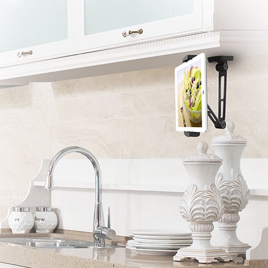 Wolff Mounts Flexibele Tablethouder - Muur of Keukenkast montage - 4.7 ...