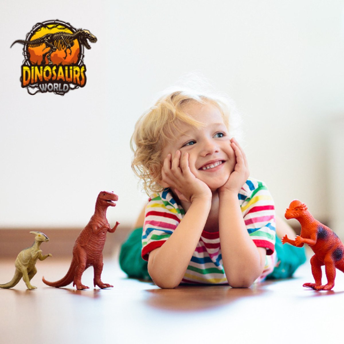Dinosaurus figuren - Kinder Dinosaur Wold Speelset - 10x Dino Figuur ...
