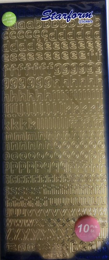 Starform Outline Sticker, Goud, 1285 | bol