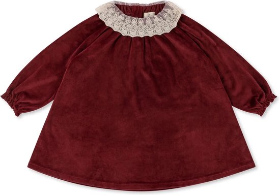 Konges Sløjd - Jurk Venola - rood - Jurkje110/116 | bol.com