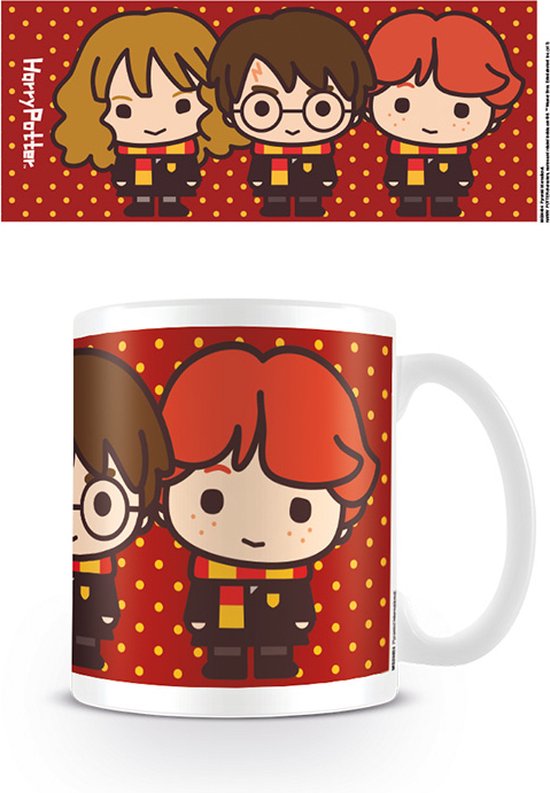 Harry Potter - Trio Chibi (Harry, Ron, Hermelien) Mok | bol.com