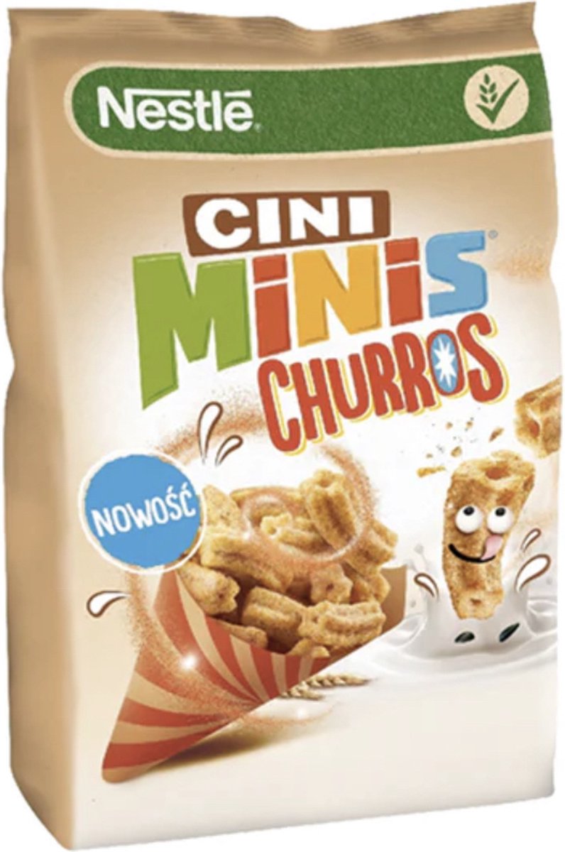 Nestle-Cini minis- Churros- Ontbijtgranen- Cornflakes- 210gx4 | bol