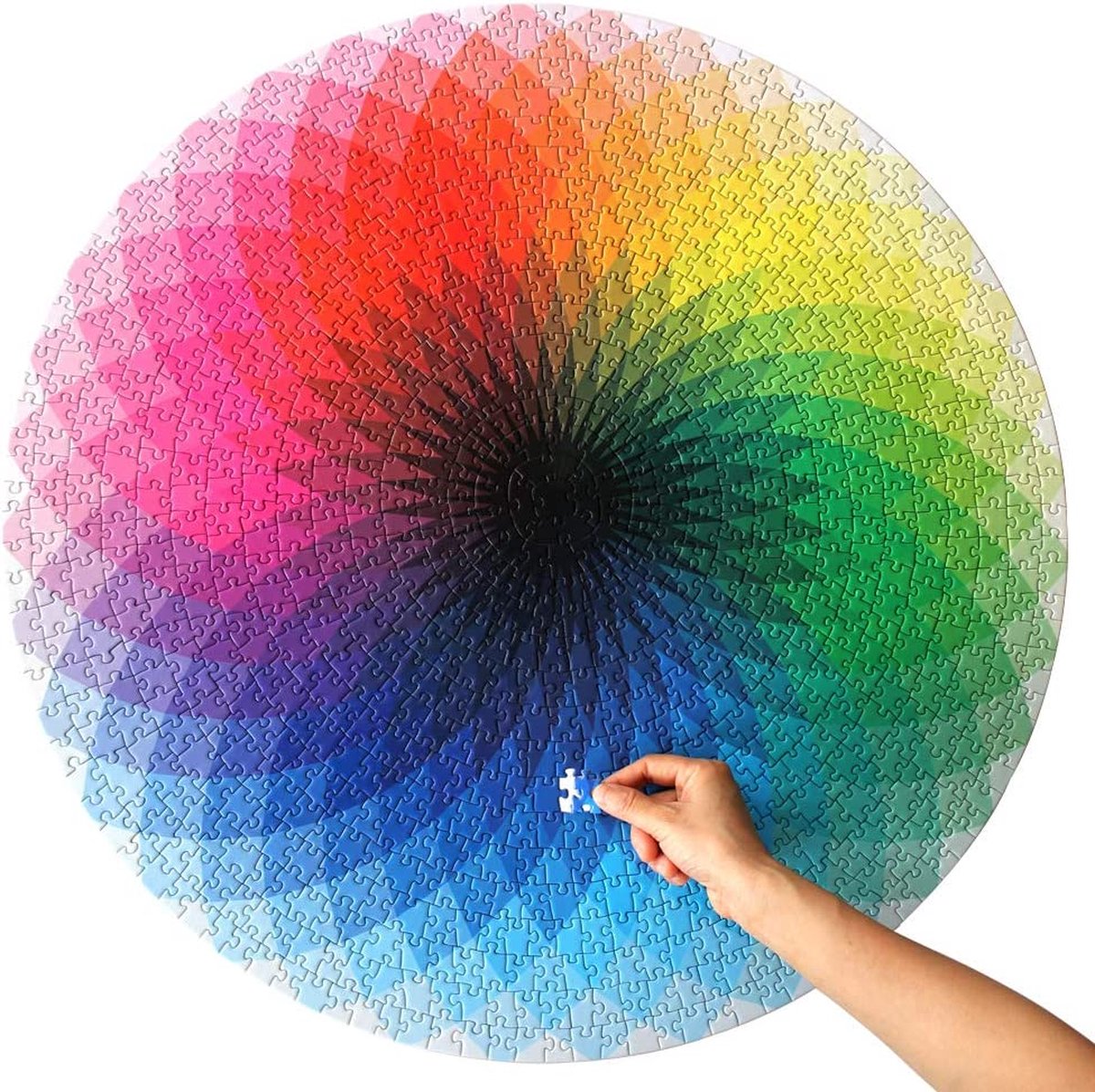 Legpuzzel 1000 Stukjes Volwassenen - Pantone - Ronde puzzel 1000 ...