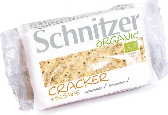 Schnitzer Speltcrackers met Sesamzaad 12 x 100GR - Voordeelverpakking | bol