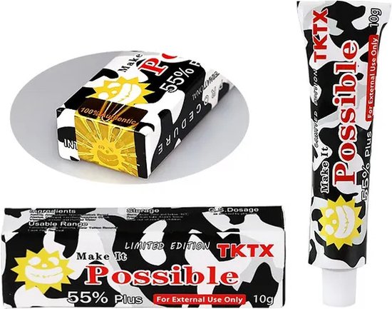 TKTX - camo - Verdovende zalf - numbing cream - 55% - limited edition ...