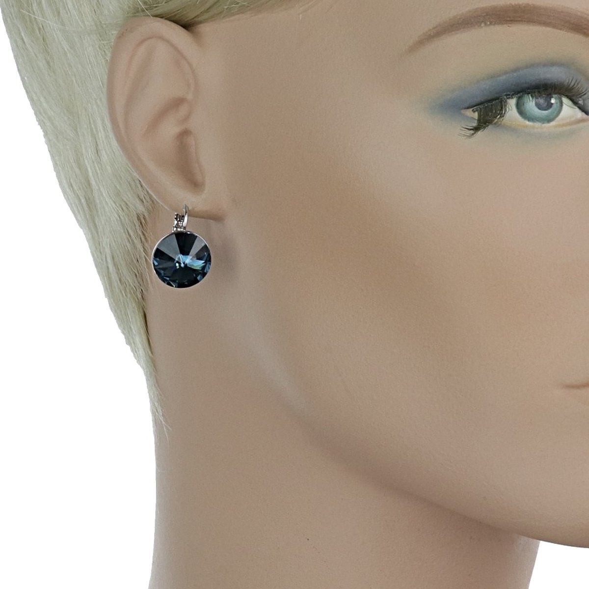 Behave® - Oorbellen Dames – Oorhanger Dames Zilverkleur - met 14 mm ...