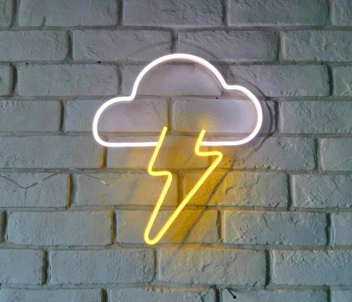 4LifeProducts- Wolk Onweer - Neon verlichting - Neon lamp- Neon sign ...
