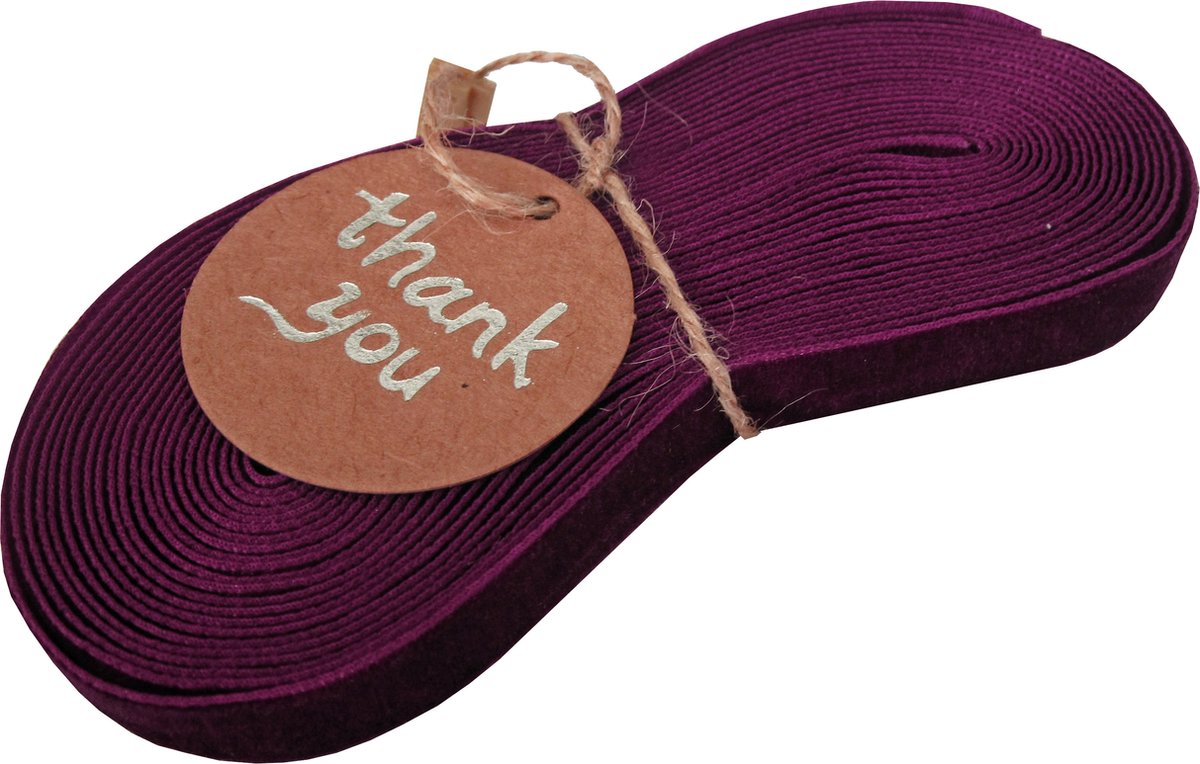 Fluweel lint 10mm (1cm) | Fluweel Band | Velvet Lint | Medium Violet ...