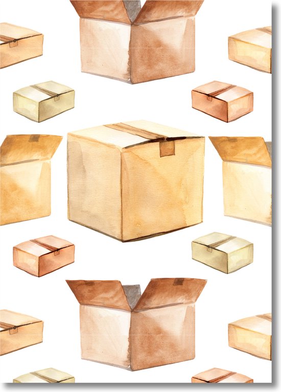 Dozen | verhuiskaarten - adreswijziging | A6 | kaartenset | 12 stuks | bol