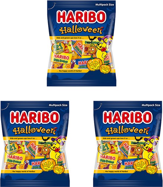 Haribo Halloween snoep - Haribo Minis - 250g x 3 | bol.com