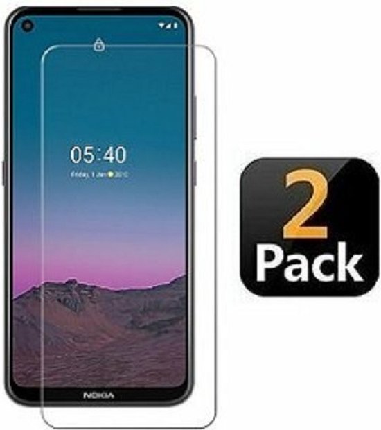 Nokia 5.4 Screenprotector Beschermglas 2x | bol