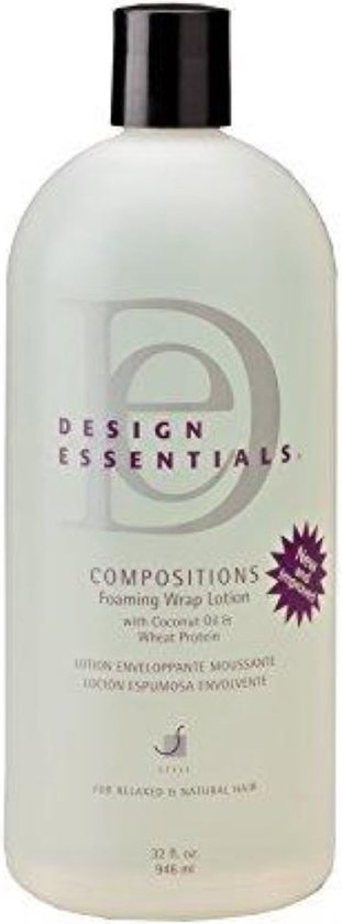 Design essentials Compositions foam wrap lotion , 32oz | bol