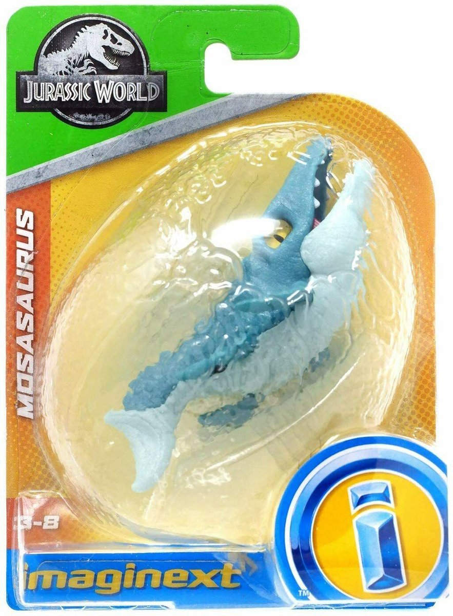 Jurassic World Mosasaurus Mini Dinosaur - 10 cm - Actiefiguur - Fisher Price | bol.com
