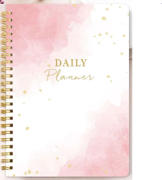 Dagelijkse Planner A5 Formaat Hardcover - Journal Boek - Gouden Spiraal ...