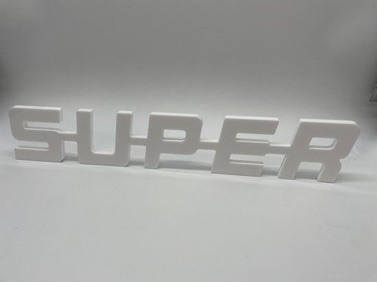 Logo "Super" Scania - Plexiglas Wit - 8mm | bol.com