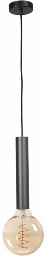 Masterlight Tomasso Hanglamp - Ø4,5cm - E27 - Zwart | bol