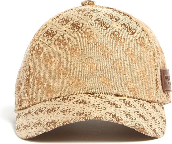 Guess Strave Baseball Cap Heren Pet - Beige Brown | bol.com
