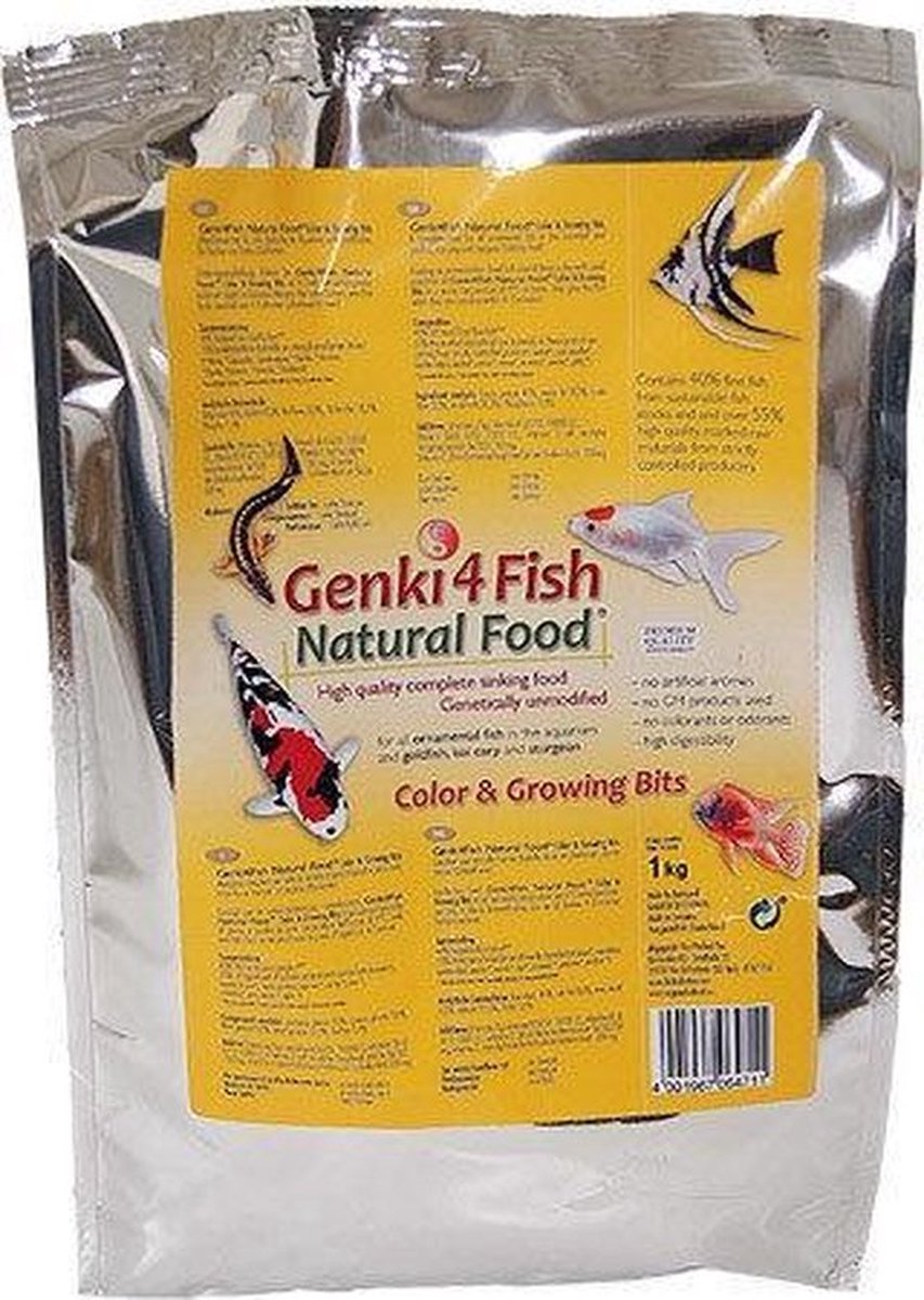 Vis Voer | Genki4Fish | 1 kg br / Genki4Fish Koi en Tropische Vissen ...
