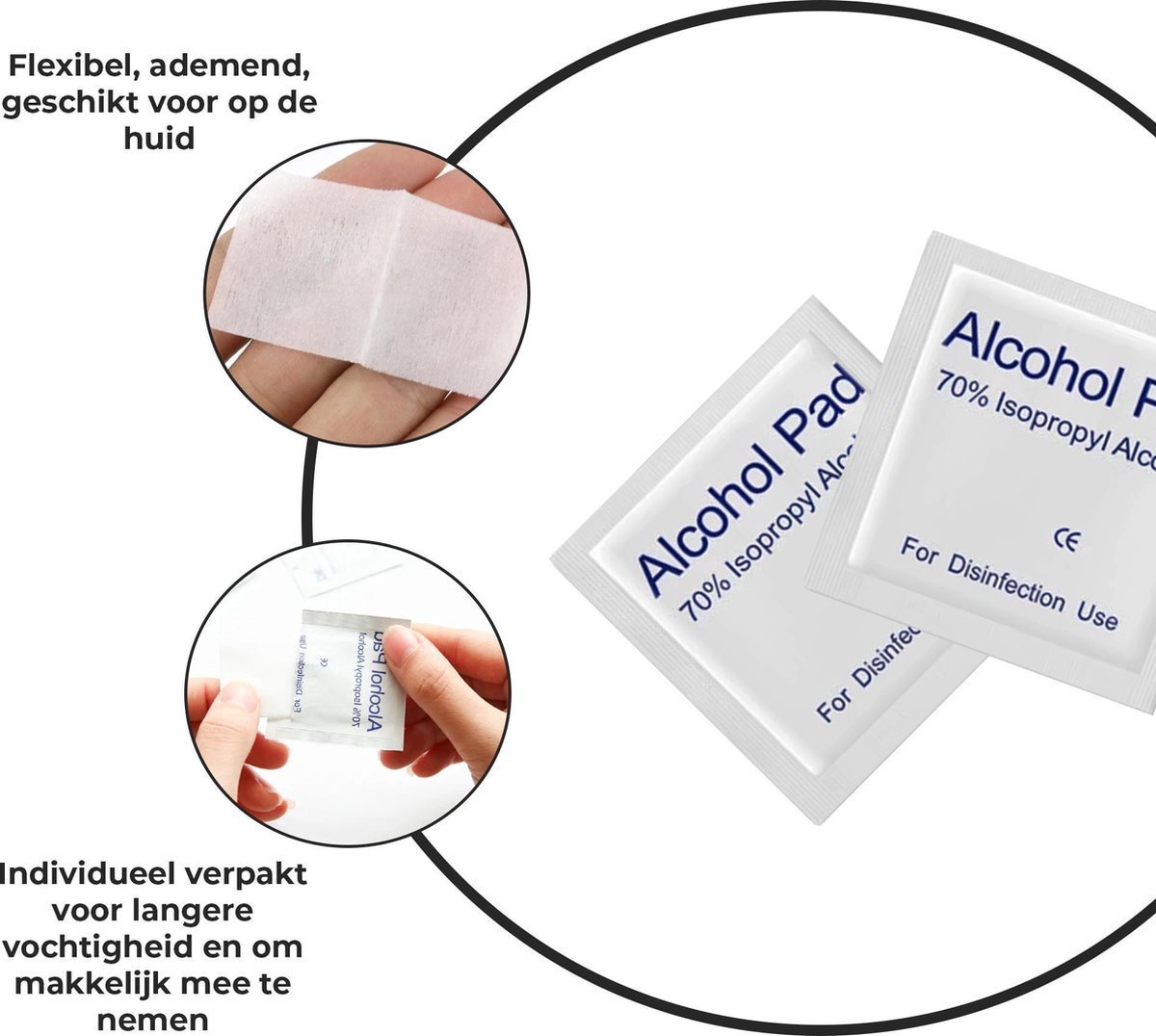 Desinfectie Doekjes - 70% Isopropyl Alcohol - 1000 stuks | bol.com