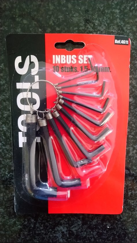 Professionele Inbussleutelset | Inbus set | Inbussleutels | Inbus 10 ...