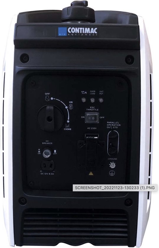 CONTIMAC GR 2000 I - Benzine Aggregaat - Generator - Noodstroom - 4,2 L ...